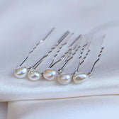 Small Pearl Hair Pins - Bridal Accessories - KIRI & BELLE